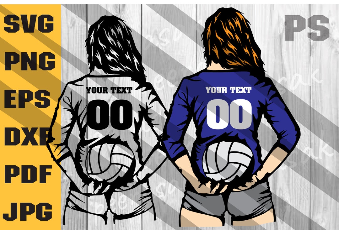 Volleyball Player SVG, Volleyball SVG, Volleyball Girl SVG, Volleyball ...