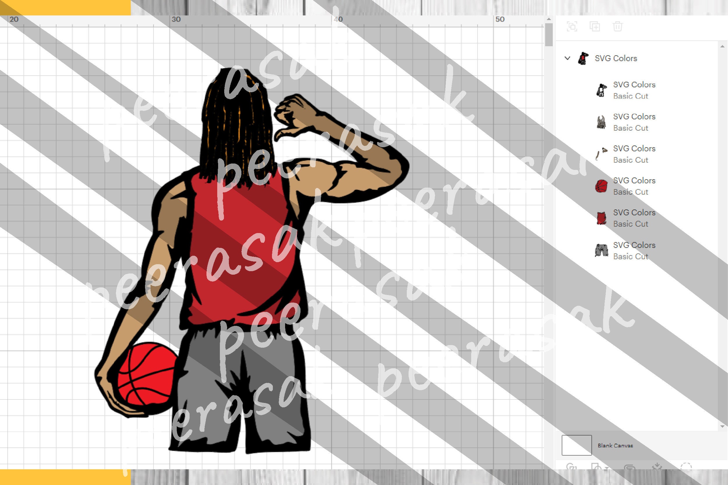 Basketball Name SVG, Colored Layers, Basketball SVG, Basketball Player ...
