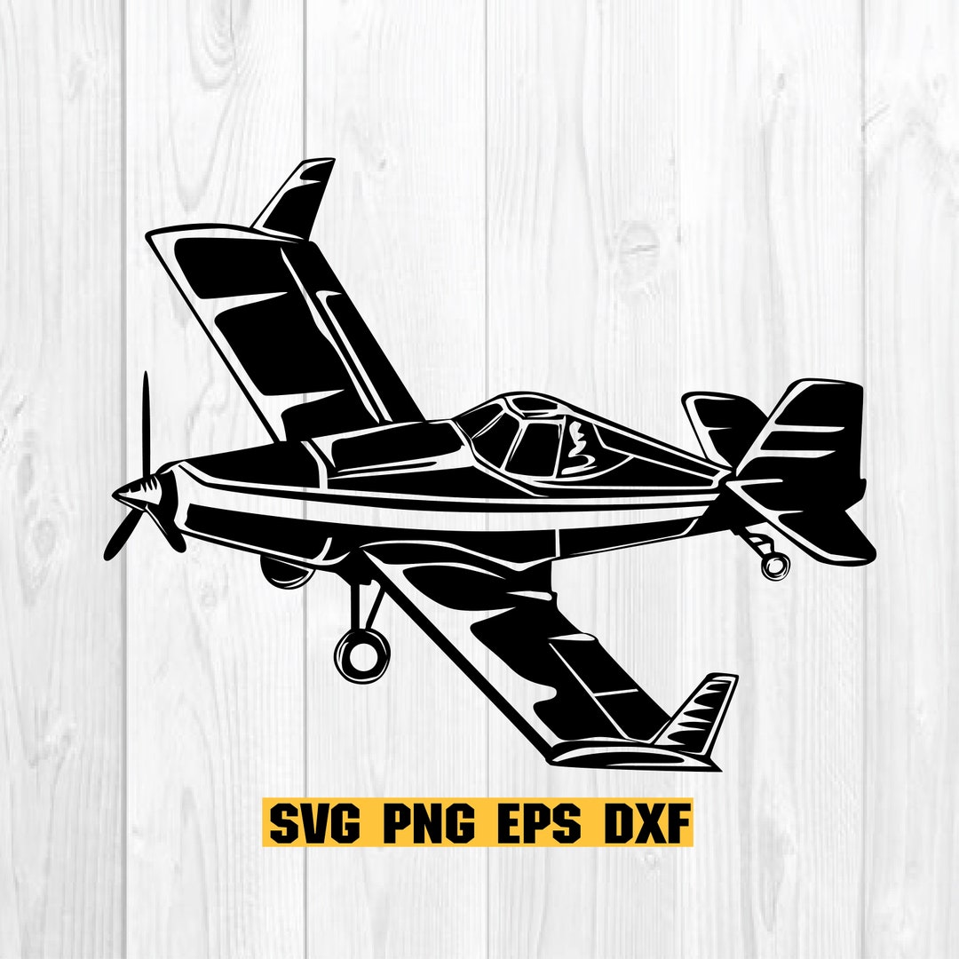 Crop Duster SVG, Single Prop Airplane SVG, Farming Aircraft SVG ...