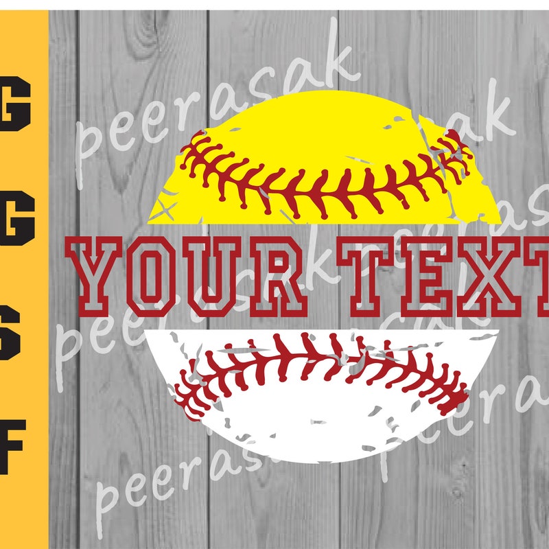 Softball Baseball Svg - Etsy