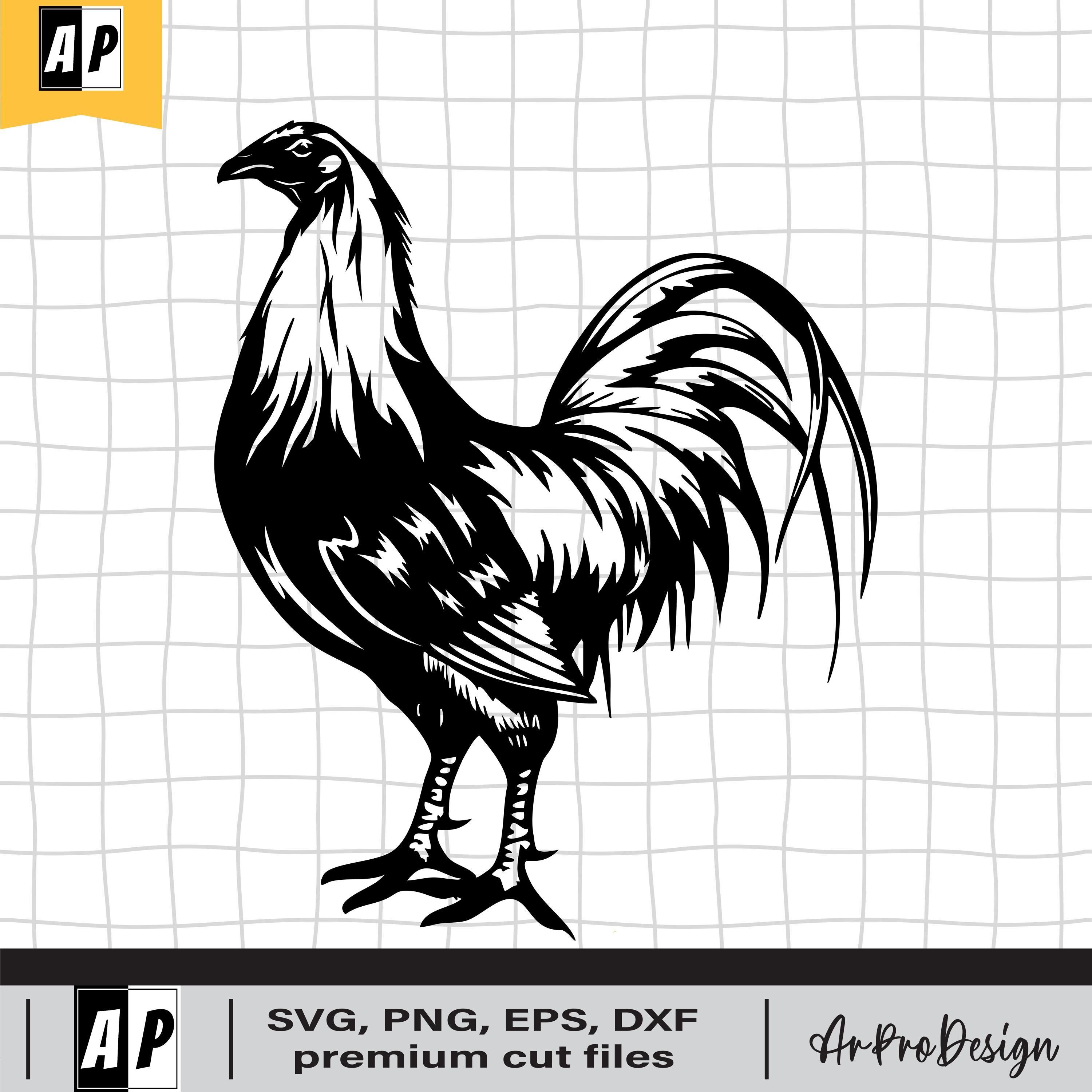 Chicken Rooster Svg, Cockfighting Svg, Rooster Svg, Fighting Rooster ...