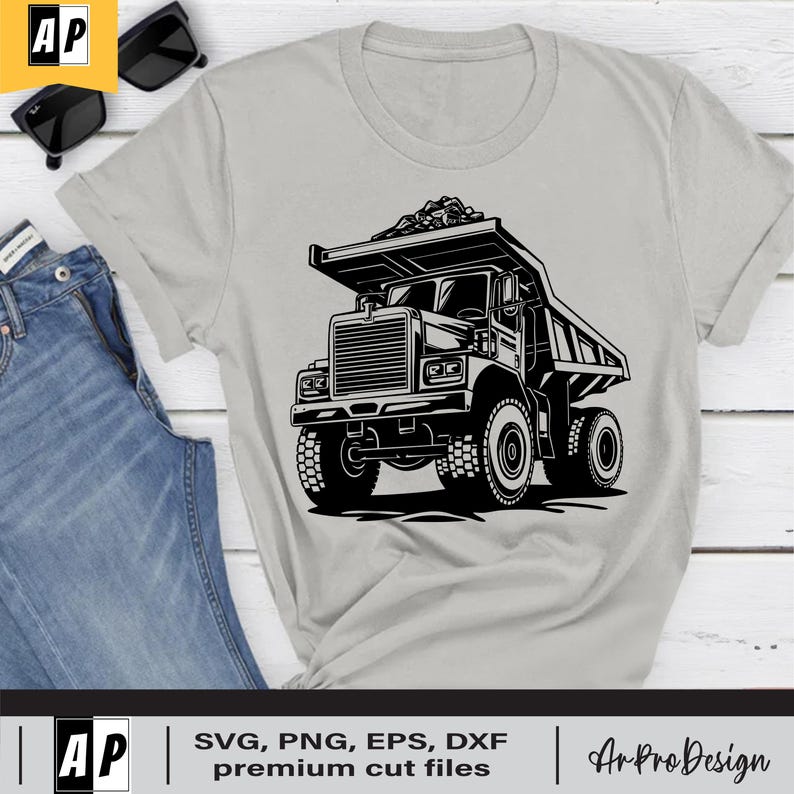 Large Quarry Truck Svg, Haul Trucks Svg, Mining Truck Svg, Industrial ...