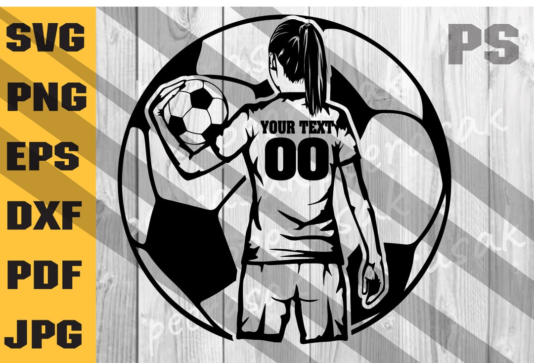 Soccer Girl SVG, Soccer Girl Player SVG, Sports Mom Life Design PNG ...