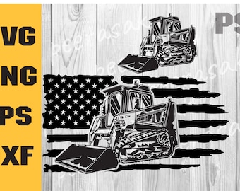 Track Skid Steer Svg, Track Skid Steer Svg, Heavy Equipment Svg, Track ...