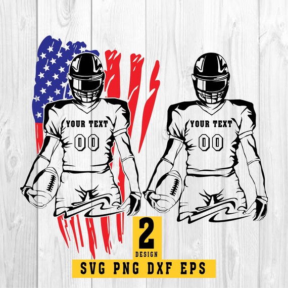 Football Player Svg Football Svg Football Team Football | Etsy Canada