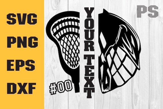 Lacrosse Helmet and Stick SVG Lacrosse Svg Lacrosse Mom Svg - Etsy