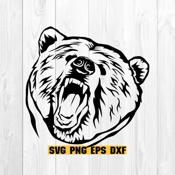 Angry Bear Svg Bear Claw Svg Wild Bear Svg Bear Clipart - Etsy