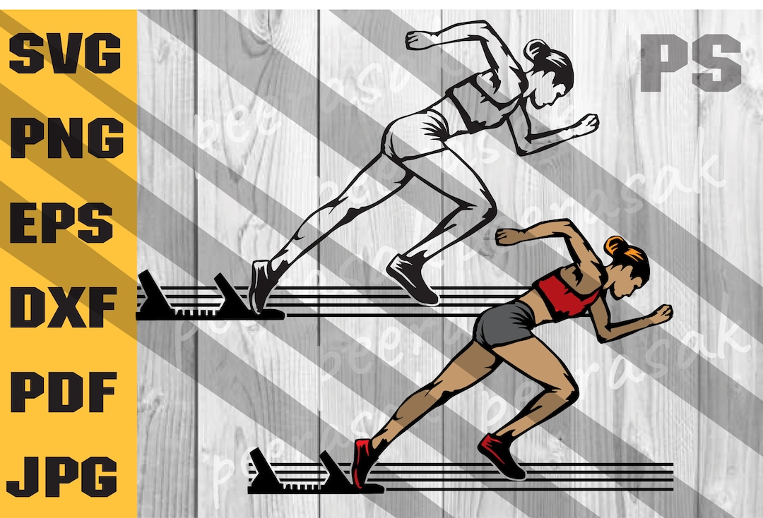 Track & Field Running SVG, Running SVG, Running Woman SVG, Runner Svg ...