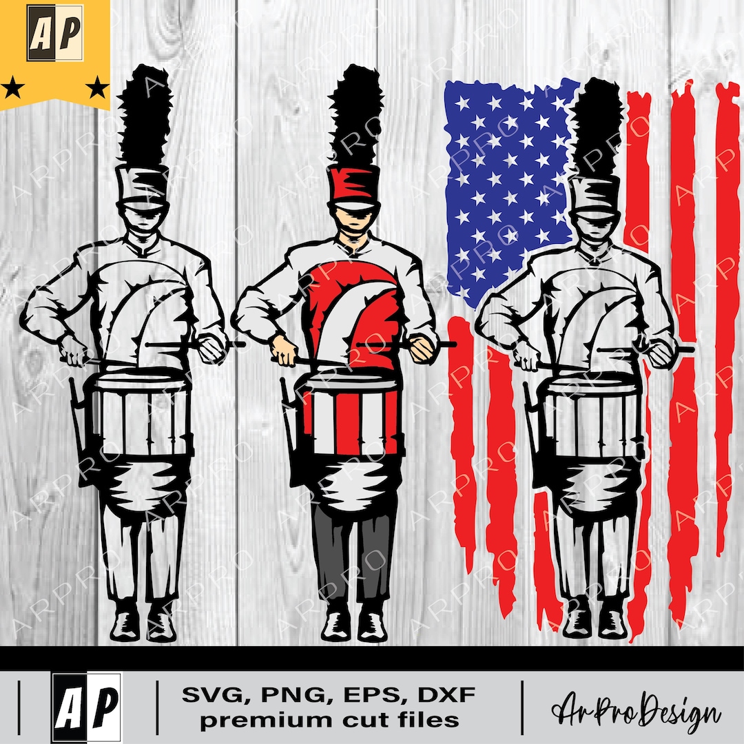 Band Player Svg, Snare Drum Svg, Marching Band SVG, Marching Band Icon ...