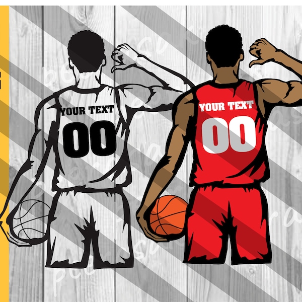 Basketball Player Svg - Etsy