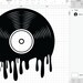 Dripping Vinyl Record Svg, Music SVG, DJ Decal T-shirt Sticker Graphics ...