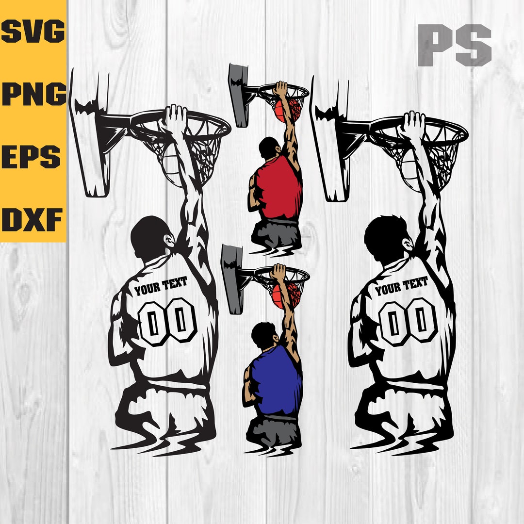 Basketball Name SVG, Colored Layers, Basketballsvg, Basketball Player ...
