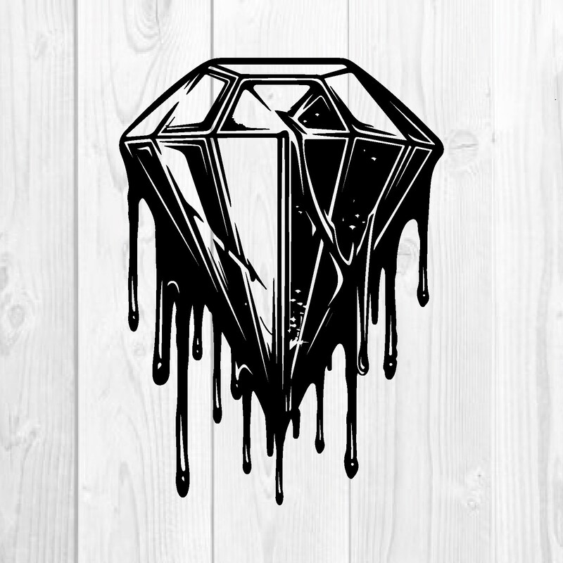 Dripping Diamonds - Etsy