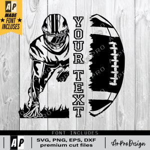 Football Player Svg, Footballsvg, Football Team, Football Name ...