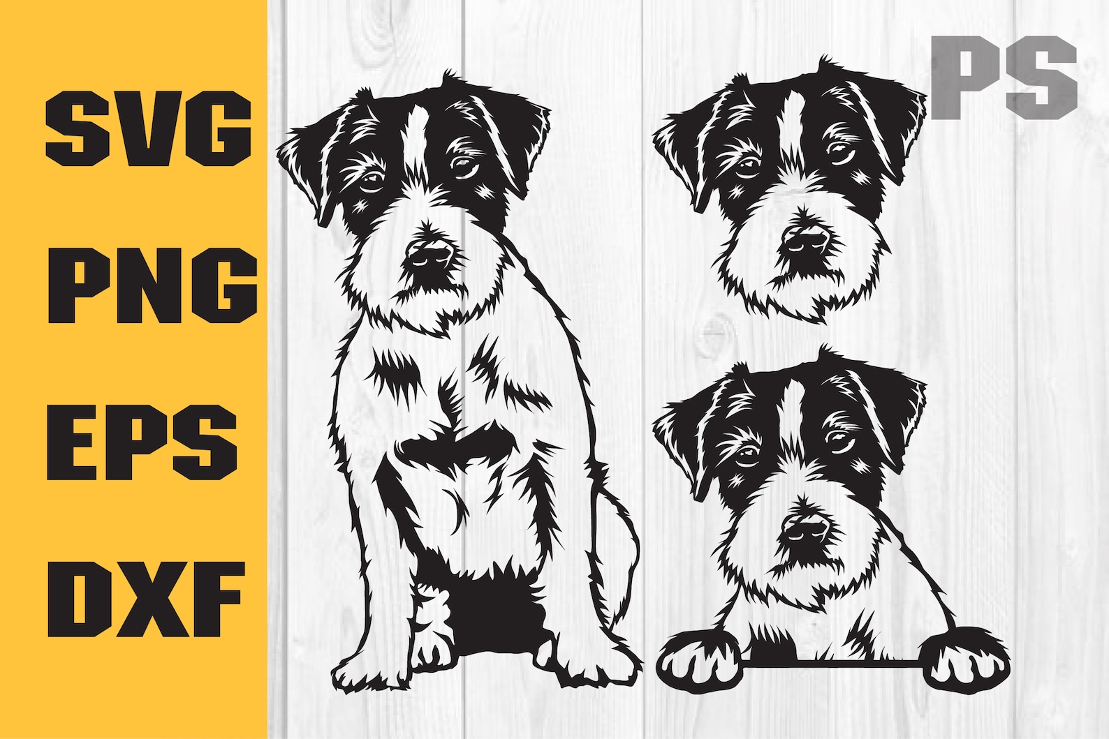 Jack Russell Terrier Svg Peeking Dog Svg Cricut Dog Dxf - Etsy