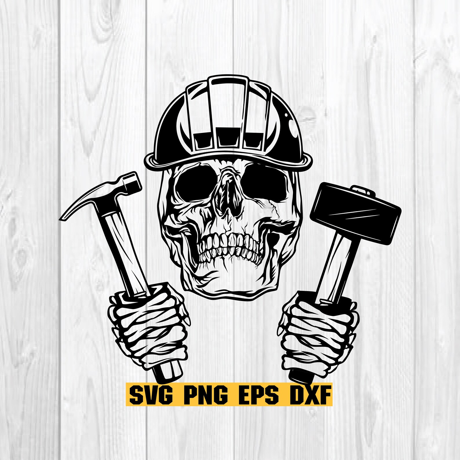 Carpenter Skull Svg Carpenter Cut File Carpenter Repair - Etsy