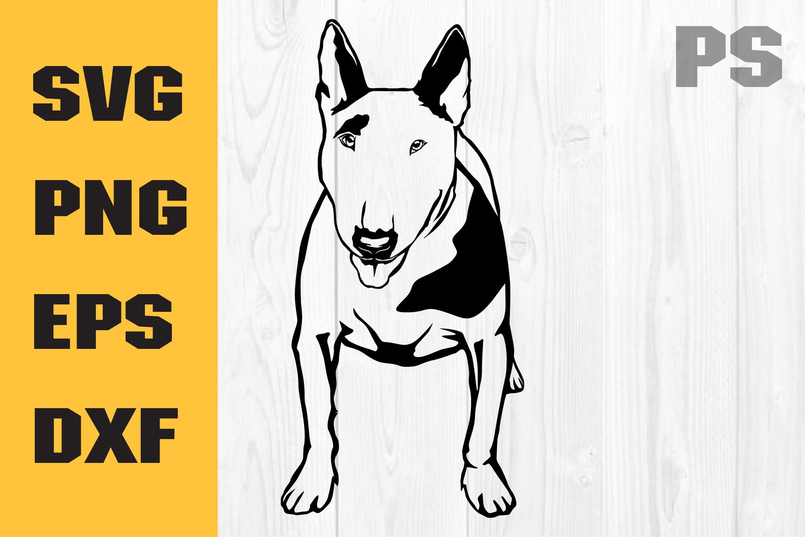 English Bull Terrier SVG Bull Terrier SVG Peeking Dog Bull - Etsy