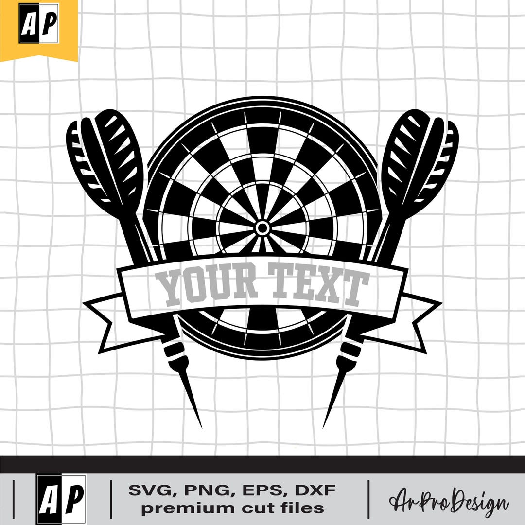 Darts Logo Svg, Dartboard Svg, Dart Target Svg, Dart Game Svg, Dart Svg ...