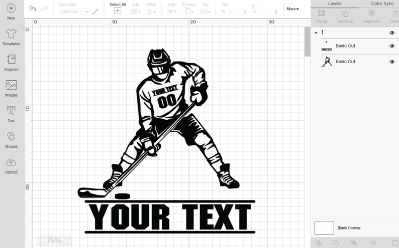 Hockey SVG Hockey Player SVG Hockey Decal Hockey Jersey - Etsy
