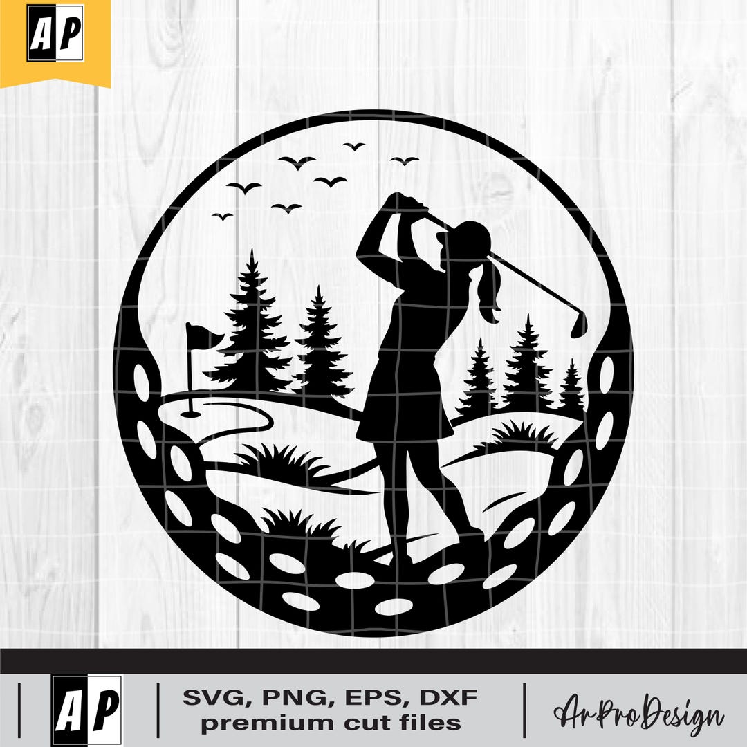 Golfing SVG, Golfer Svg, Golf Ball Svg, Golfing Cut Files, Golf Club ...