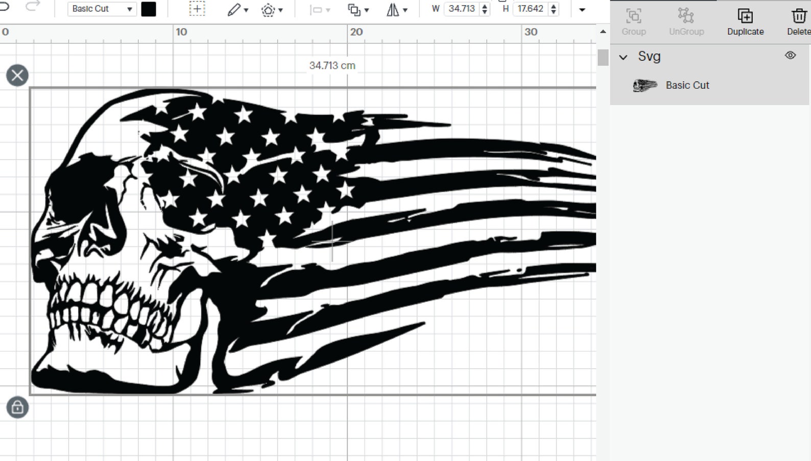 Skull American Flag SVG Skull SVG Distressed Flag Military - Etsy