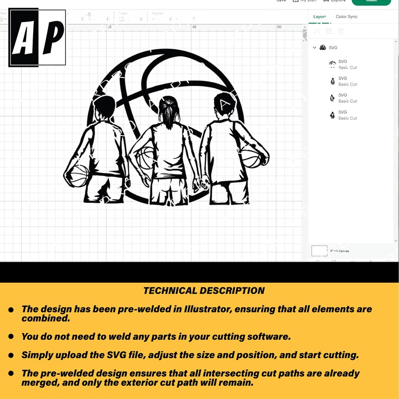 Basketball Girl & Boy SVG, Basketball Player Svg, Basketball Dad ...