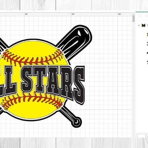 Allstar Svg, Softball Svg, All Star Svg, Shirt Design, Girls Softball ...