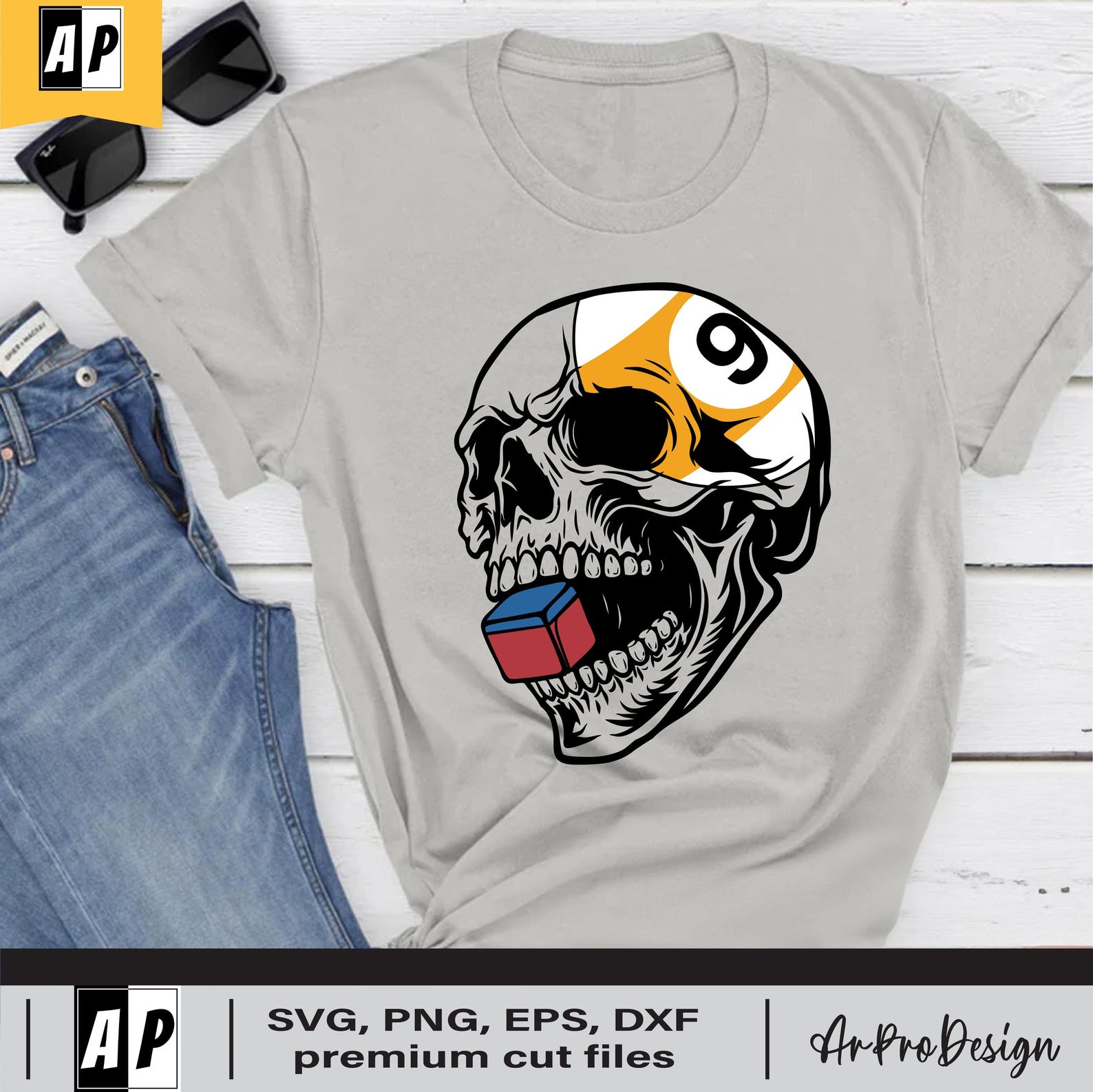 9-ball Skull Skeleton Svg, Billiards SVG, Billiards PNG, Snooker Svg ...