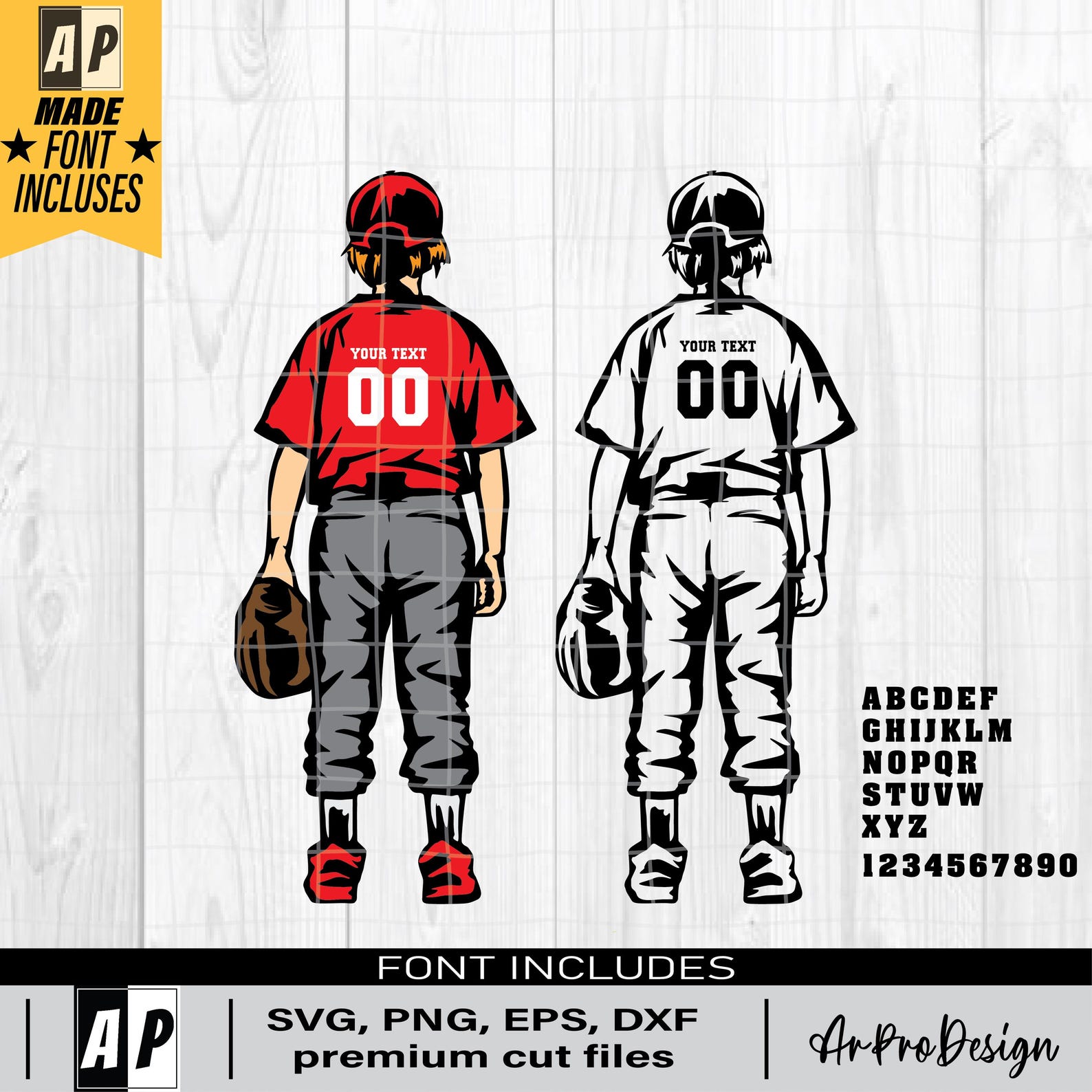 Baseball Boy Player SVG, Baseball Player SVG, Colored Layers, Baseball ...