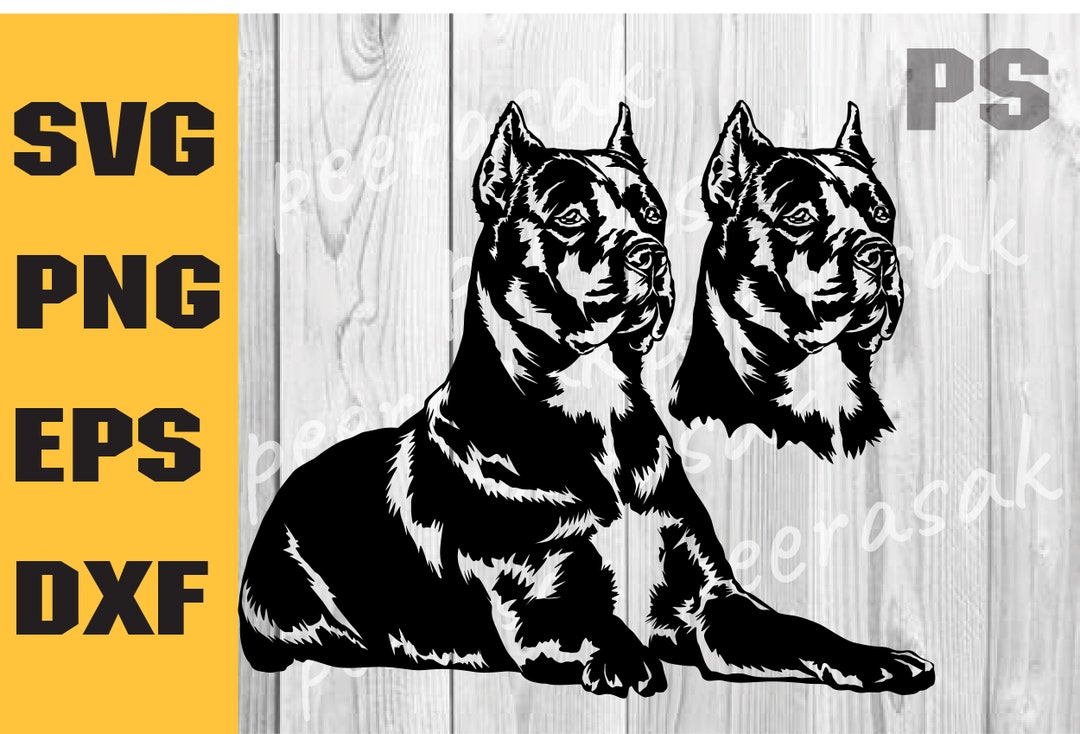 Cane Corso Svg, Peeking Dog Svg, Cane Corso Puppy Cut Files, Cane Corso ...