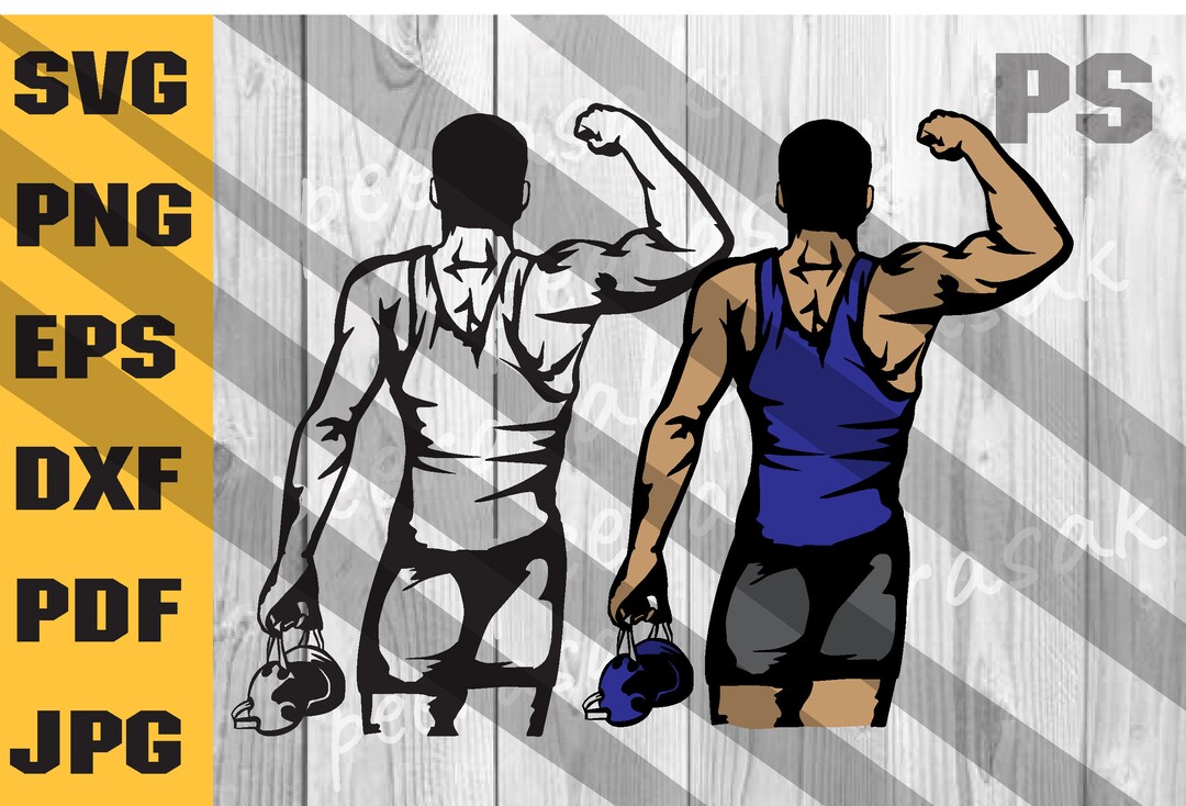 Wrestling Svg, Colored Layers, Wrestling Team SVG, Customize You Text ...