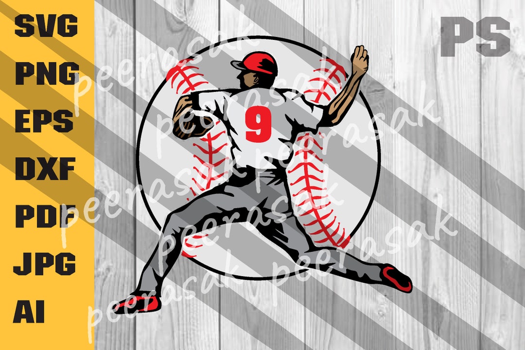 Baseball Pitcher Svg, Baseball Player SVG, Baseball Svg Files, Baseball ...