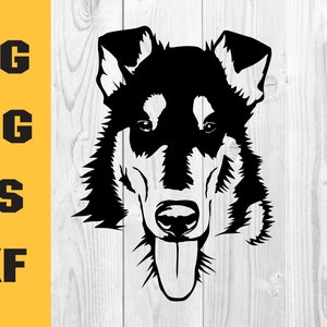 Smooth Collie Svg, Dog Svg, Rough Collie, Dog Svg Files for Cricut, Pet ...