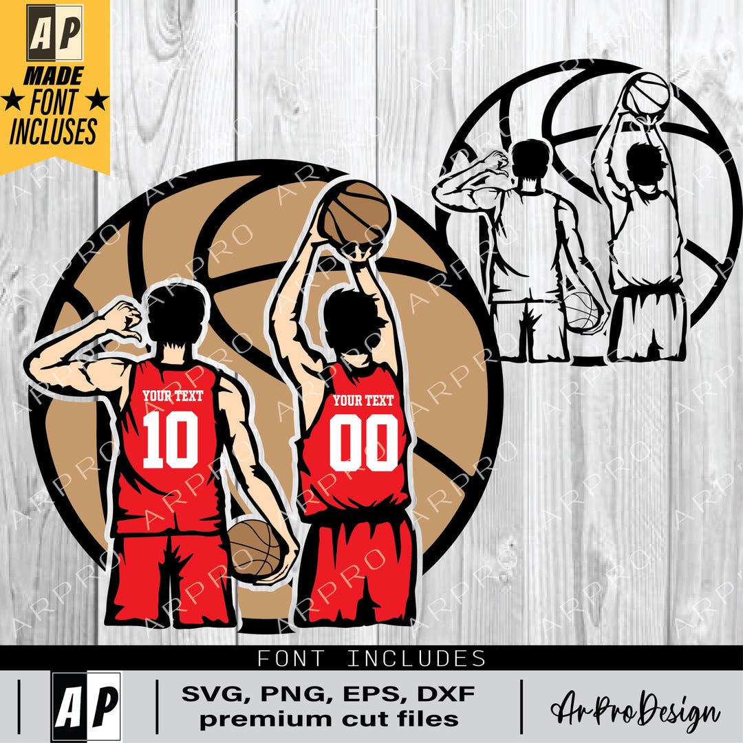 Two Basketball Player Svg, Basketball Mom, Basketball Svg, Basketball ...