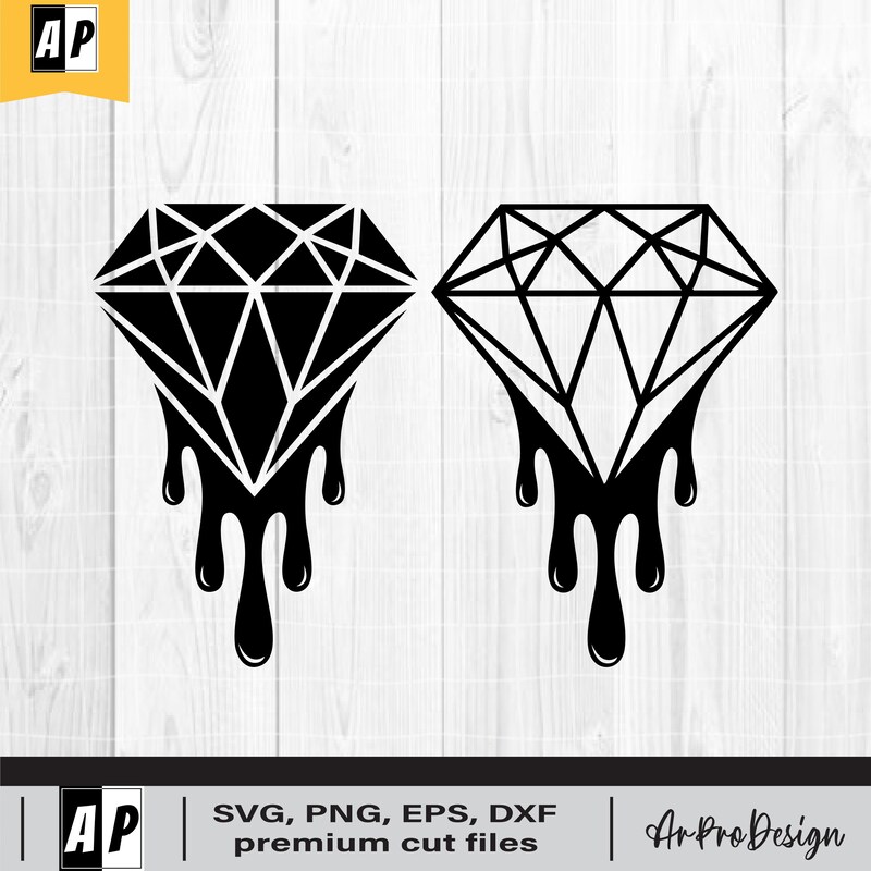 Dripping Diamonds - Etsy