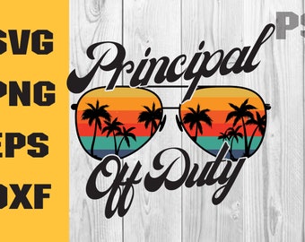 Principal off Duty Svg - Etsy