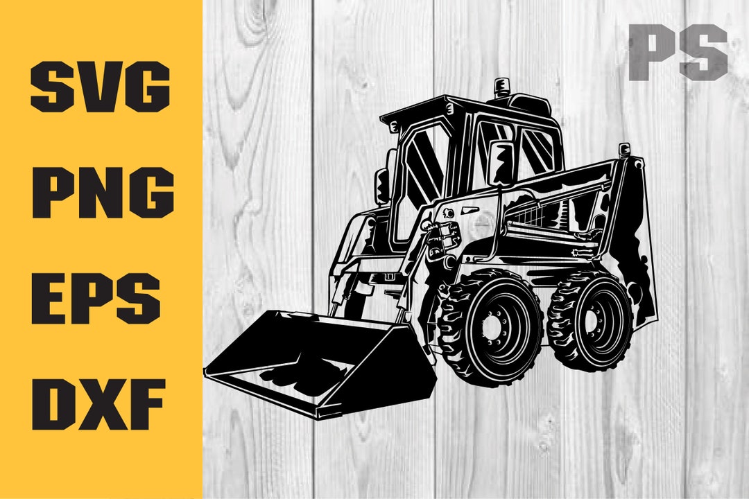 Track Skid Steer Svg, Track Skid Steer Svg, Heavy Equipment Svg, Track ...