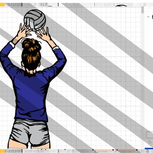 Volleyball Setter Player SVG, Volleyball Svg, Volleyball Girl Svg ...