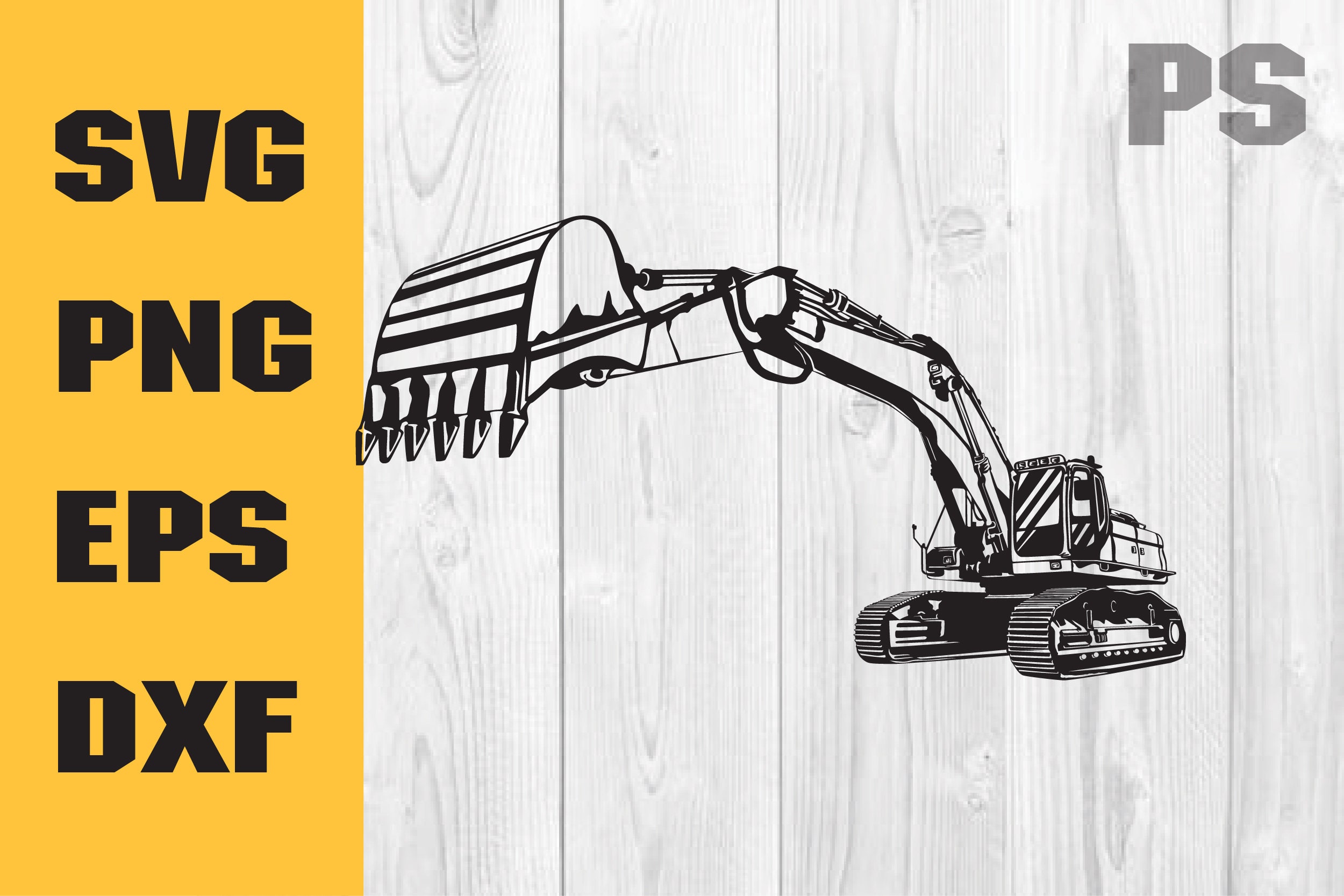 Bagger svg Bagger Clipart Bagger Cutfile Bagger png - Etsy Schweiz