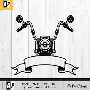 Motorbike Handle Bars Svg, Bikers Svg, Motorcycle Svg, Handle Bars Svg ...