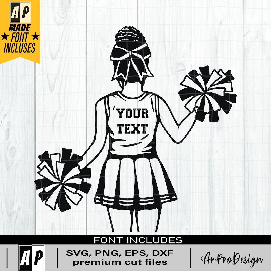 Cheerleader Svg, Personalized Name, Cheerleader Name Svg, Cheerleader ...