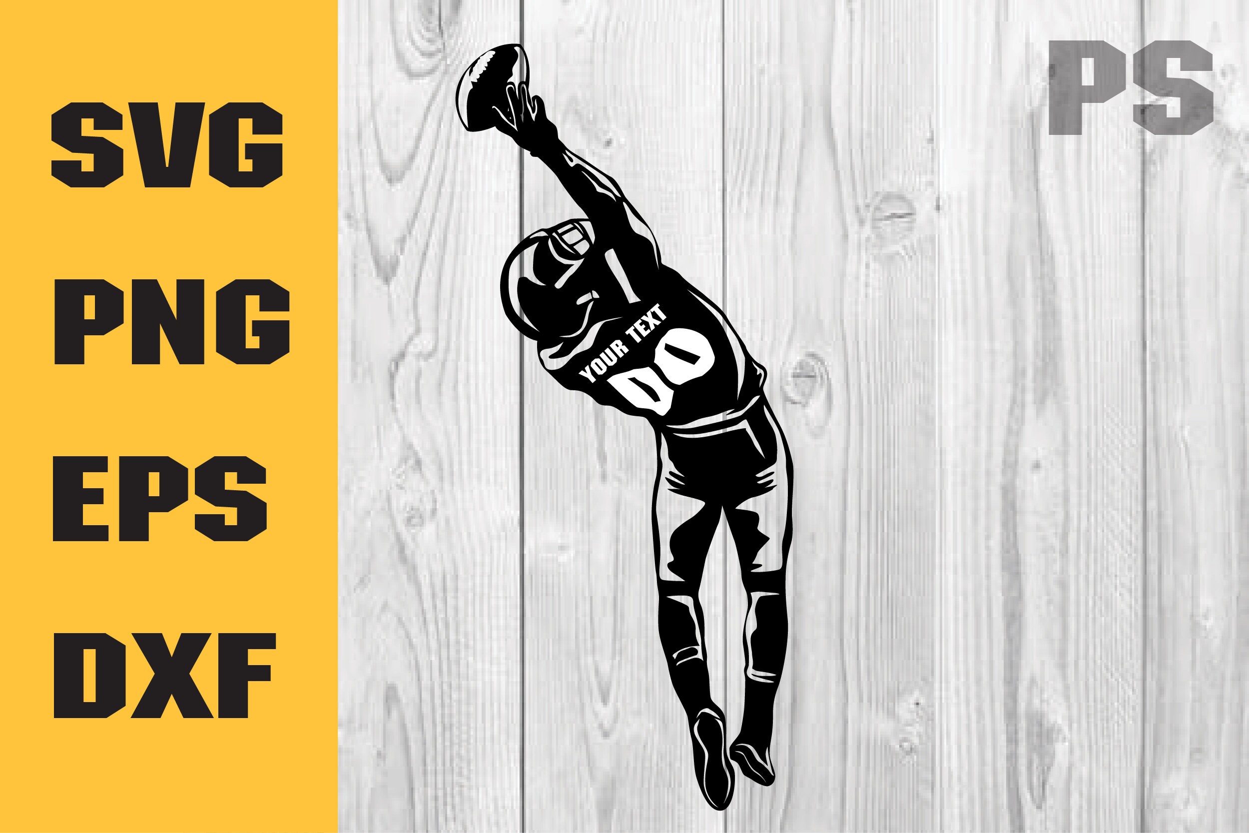 Football Player Svg Football Svg Football Team Football - Etsy