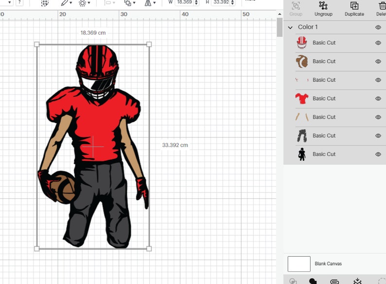 Football Boy Football Player Svg Football Svg Colored - Etsy