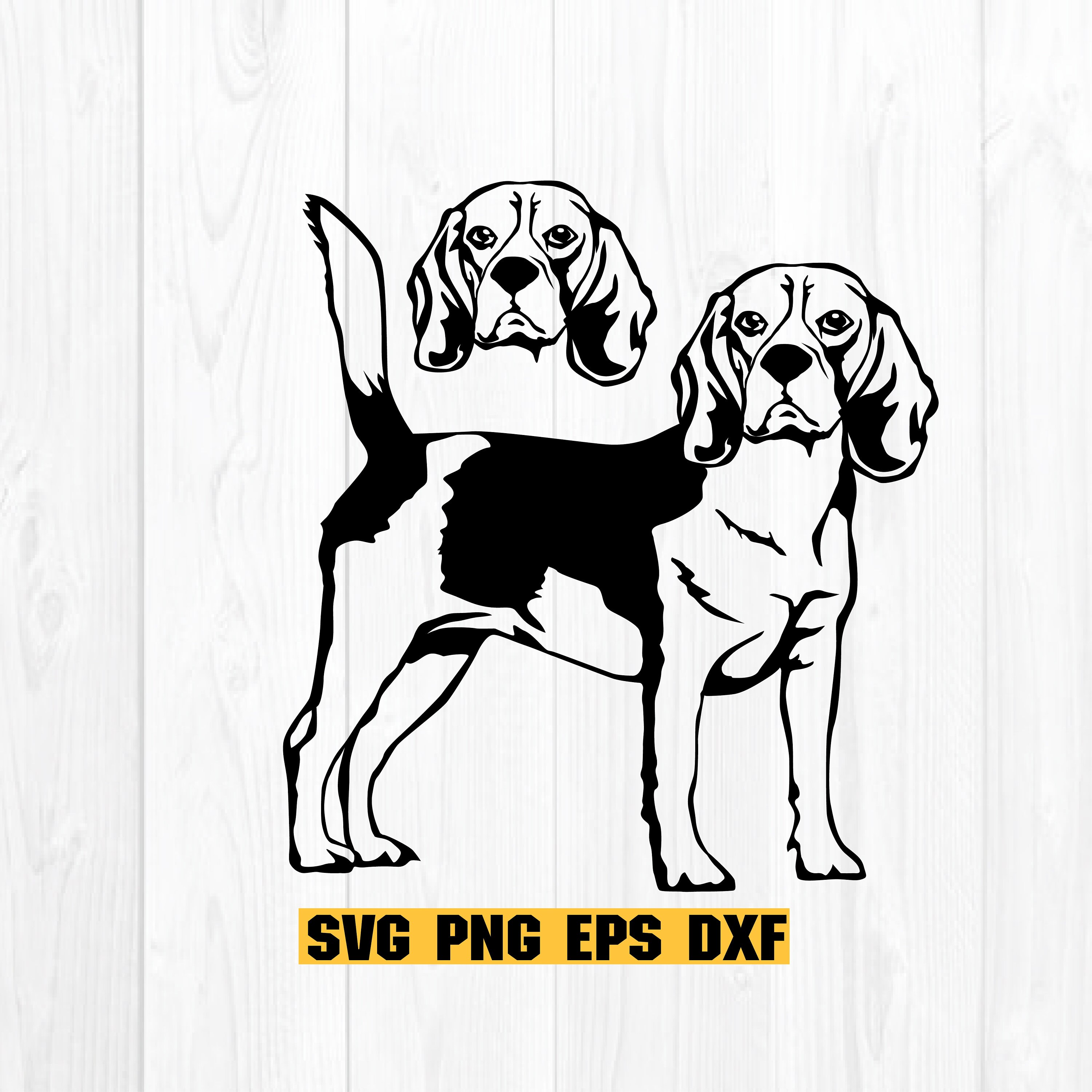 Beagle Svg Dog Svg File for Cricut Vector Clipart Cute Pet - Etsy
