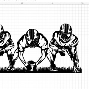 Football Team Svg, Football Player Svg, Football Svg, Colored Layers ...