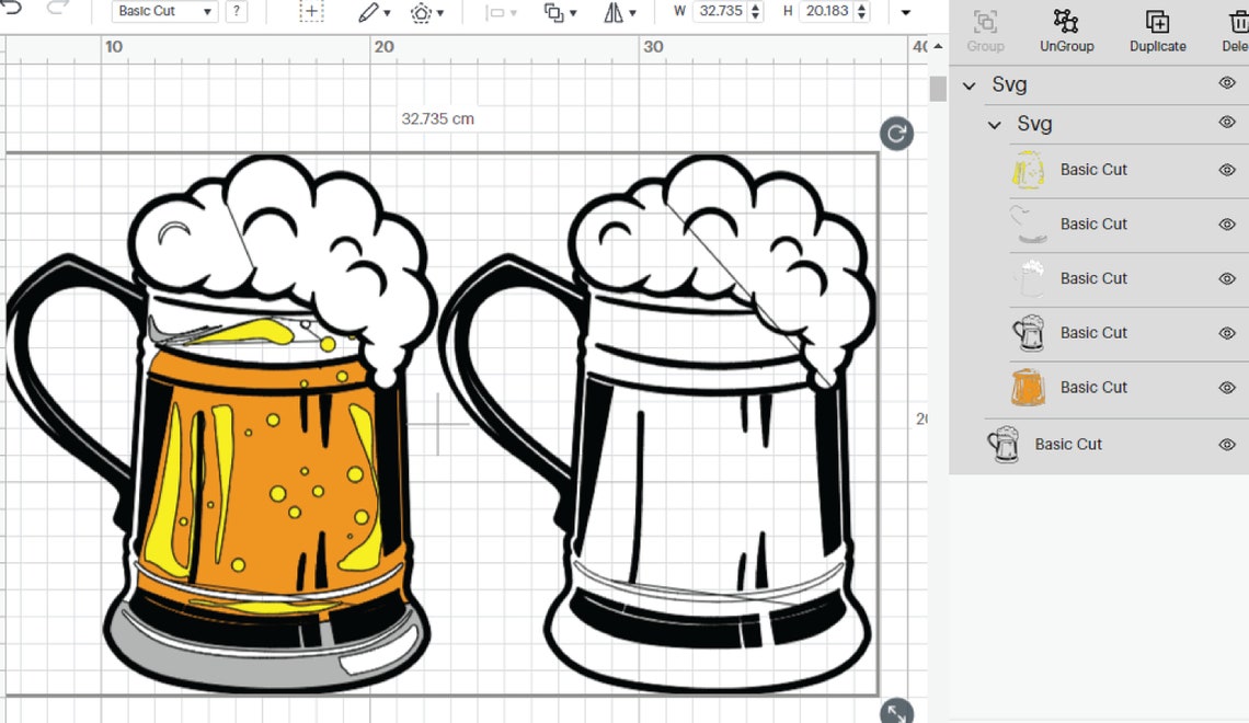 Beer Mugs SVG Beer Mugs Cheers Stencil Beer Mug Silhouette - Etsy