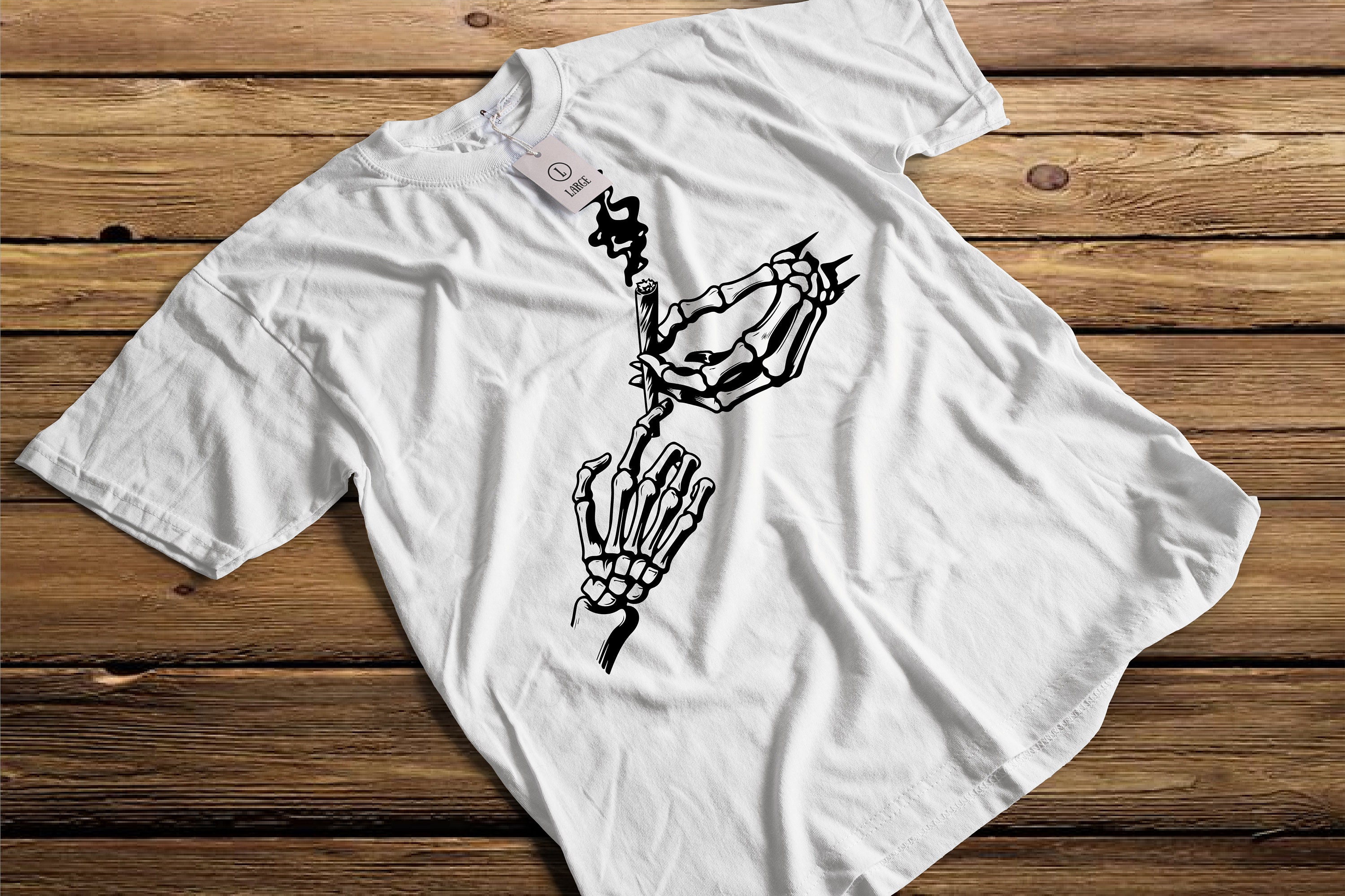 Skeleton Hands Smoking Cannabis SVG, Pass Marijuana Blunt, Weed Joint ...