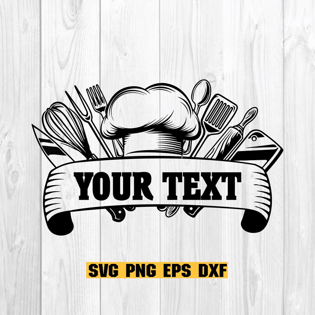 Chef Tools Svg , Cooking Tools Svg , Chef Logo Svg , Restaurant Logo ...