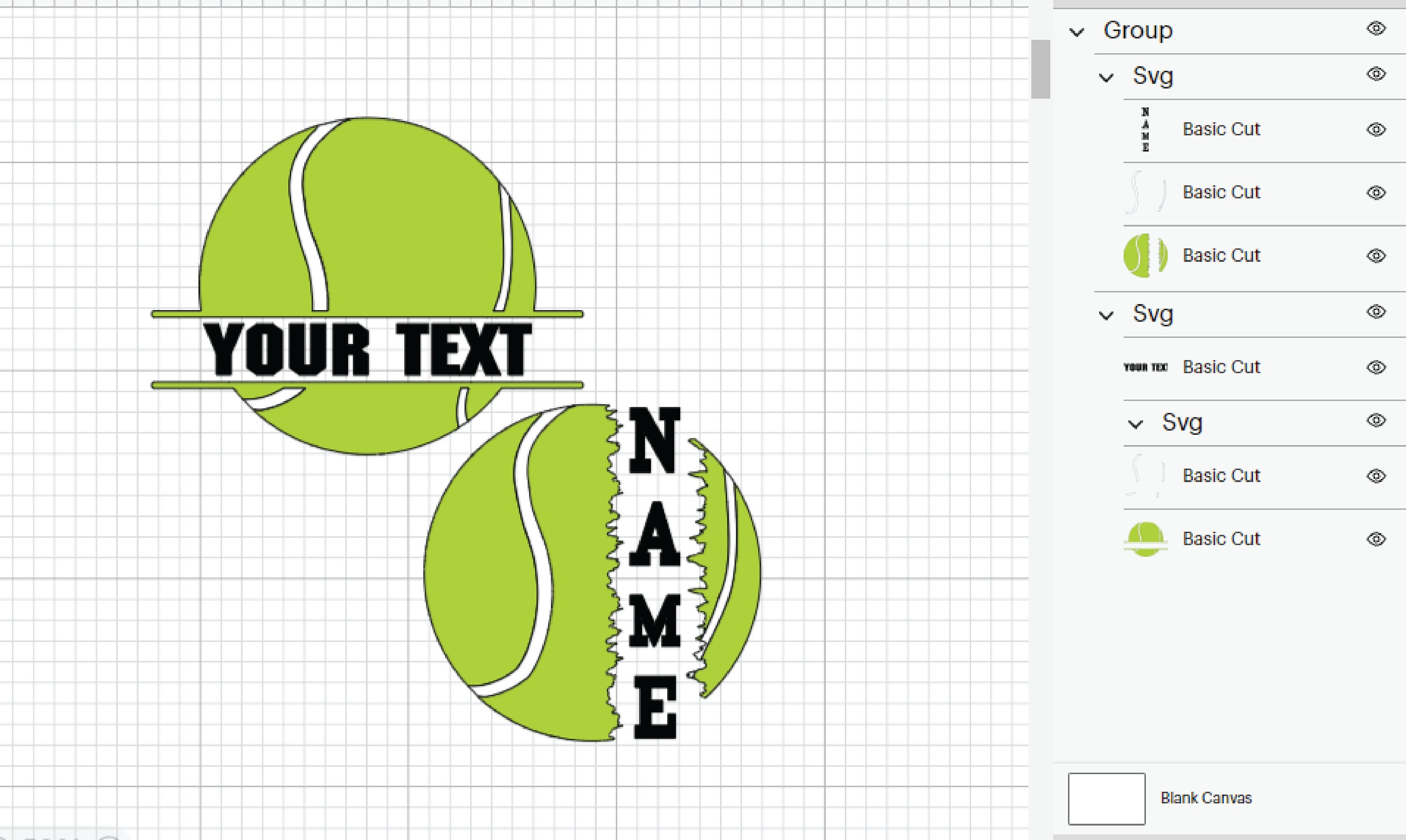 Tennis Name SVG Tennis Svg Clipart for Cricut Senior Tennis - Etsy