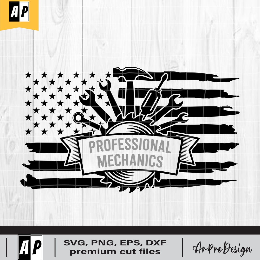US Mechanic Svg, Mechanic Logo Svg, Mechanic Dad Svg, Wrenches Svg ...